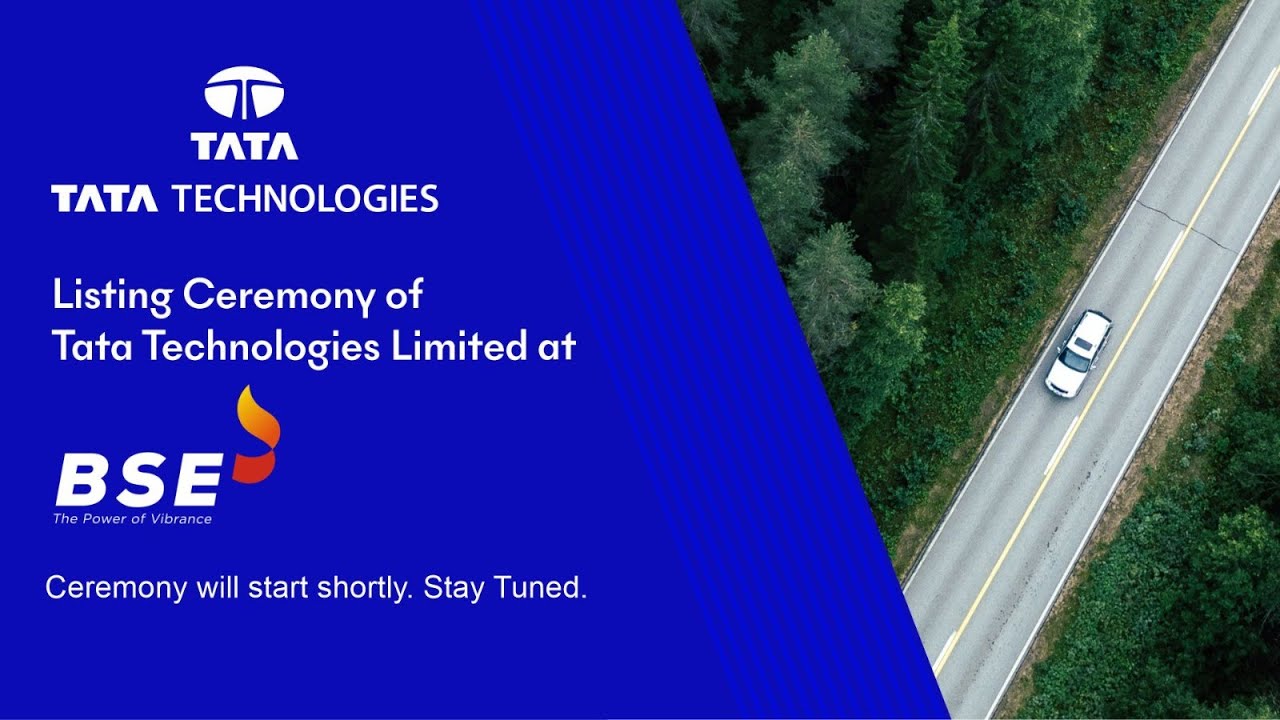 Listing Ceremony of Tata Technologies at BSE - YouTube