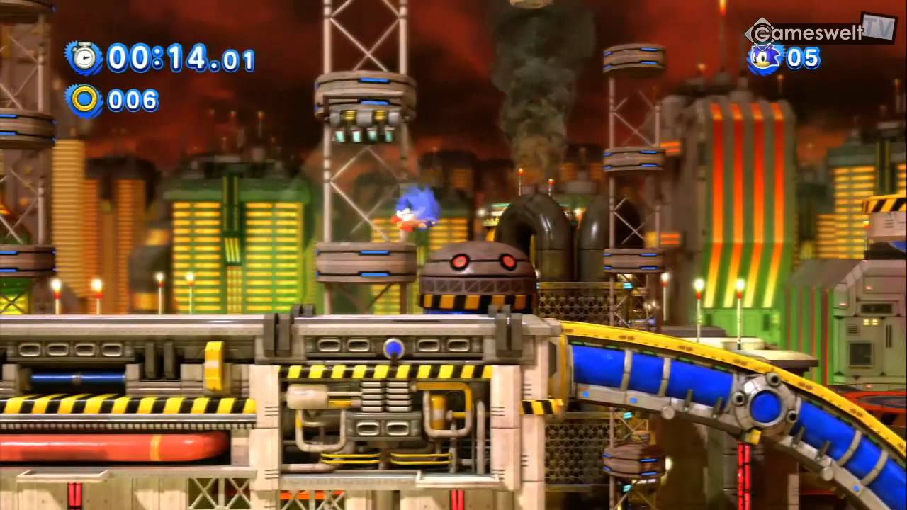 Sonic Generations:Chemical Plant Zone Gameplay - YouTube