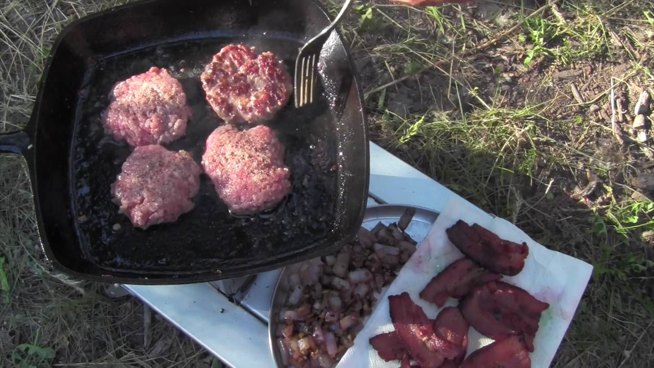 Firebox Stove Slider Burgers At Camp! Cooked Over A Wood Fueled Cook ...