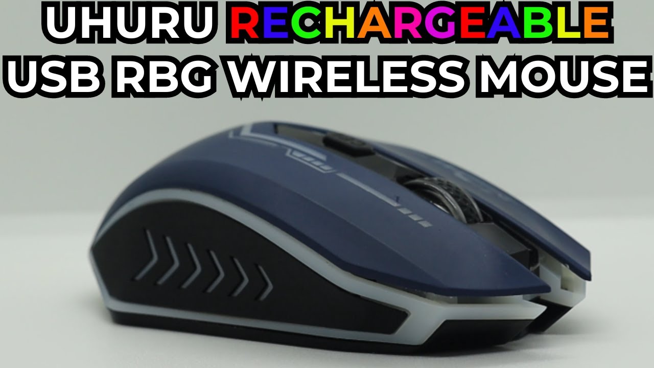 UHURU Wireless RGB Rechargeable Gaming Mouse | Simple Review - YouTube