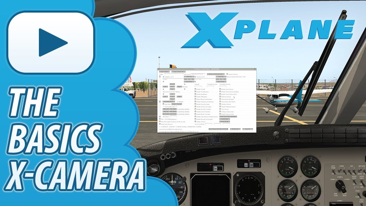 X-Camera V2 | The Basic Tutorial for X-Plane 11 Video 1 - YouTube