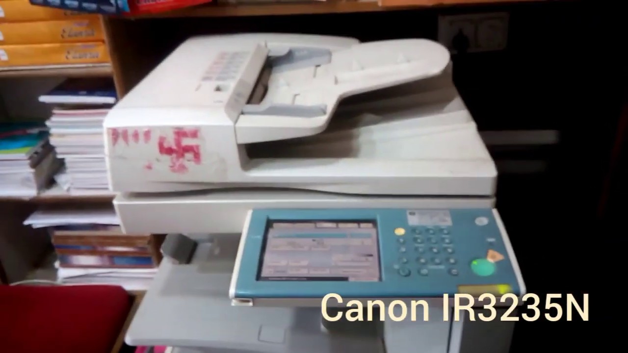 How To Chack Printer Canon IR3235 IP Address | CrackED - YouTube