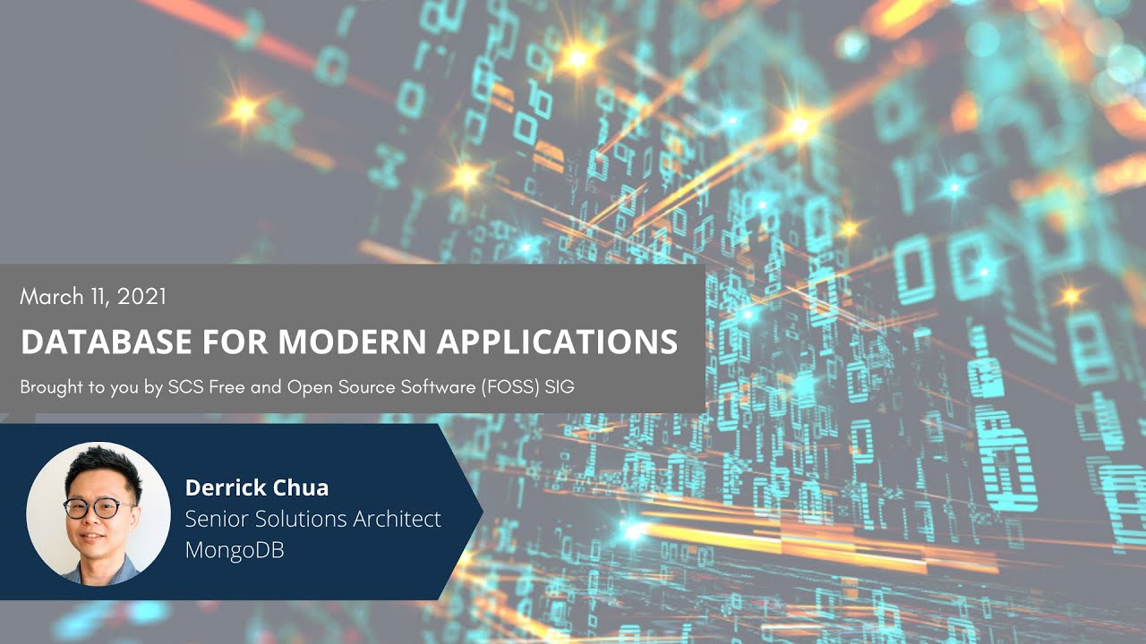 Database for Modern Applications - YouTube