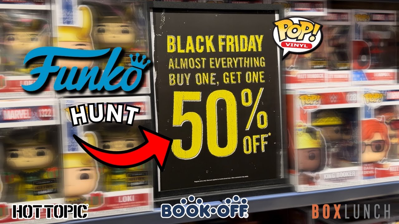 BLACK FRIDAY Sales Pop Hunting!! | Hot Topic, Box Lunch, Book Off ...