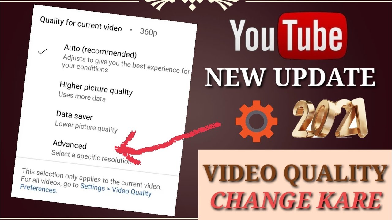 youtube new update video quality | youtube video quality settings ...