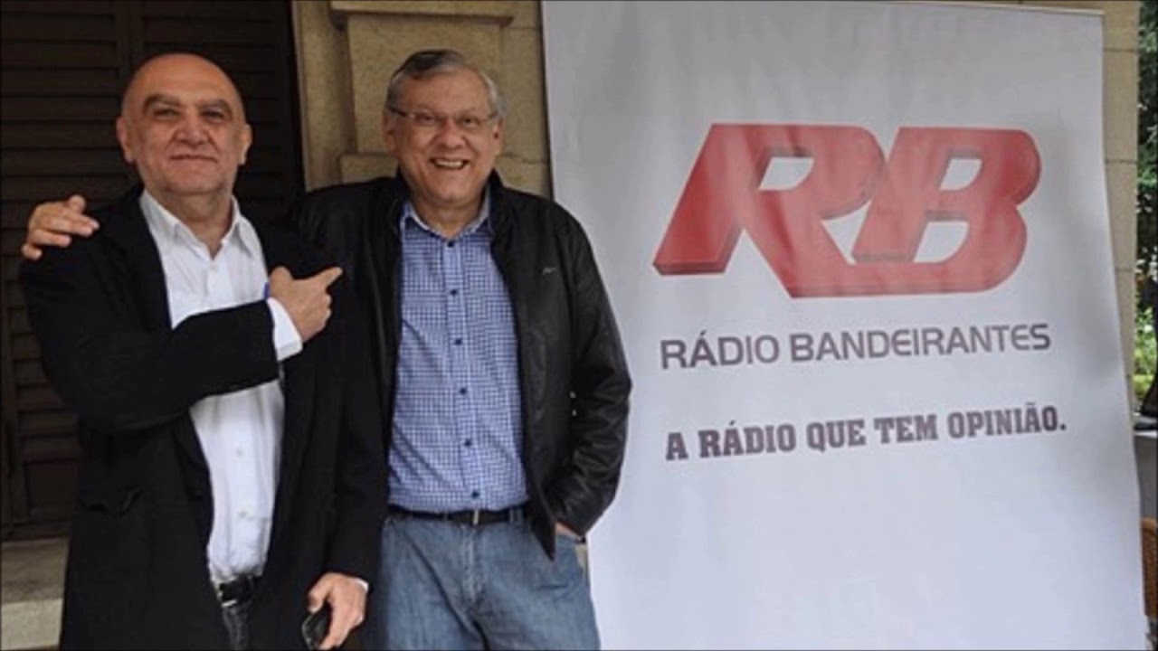 Rádio Bandeirantes: discussão entre Milton Neves e Cláudio Zaidan (11 ...