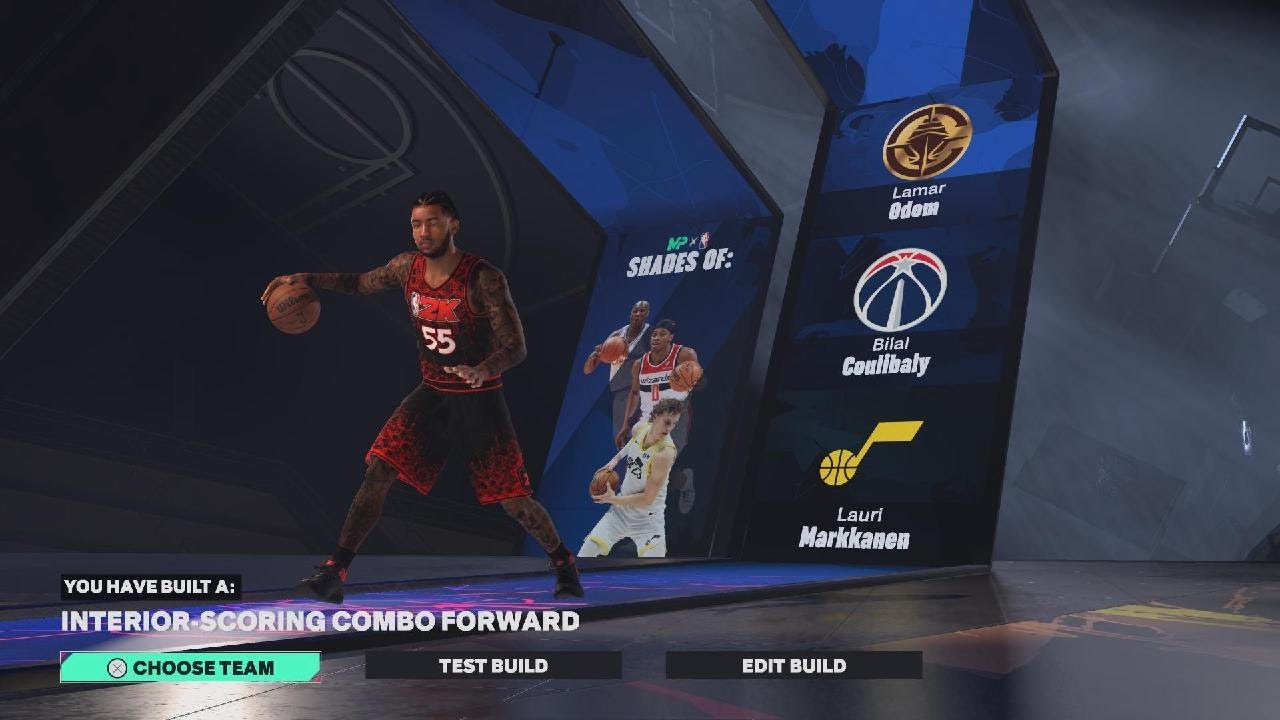 NBA 2K25 SMALL FOWARD BUILD - INTERIOR-SCORING COMBO FOWARD (6'10 ...