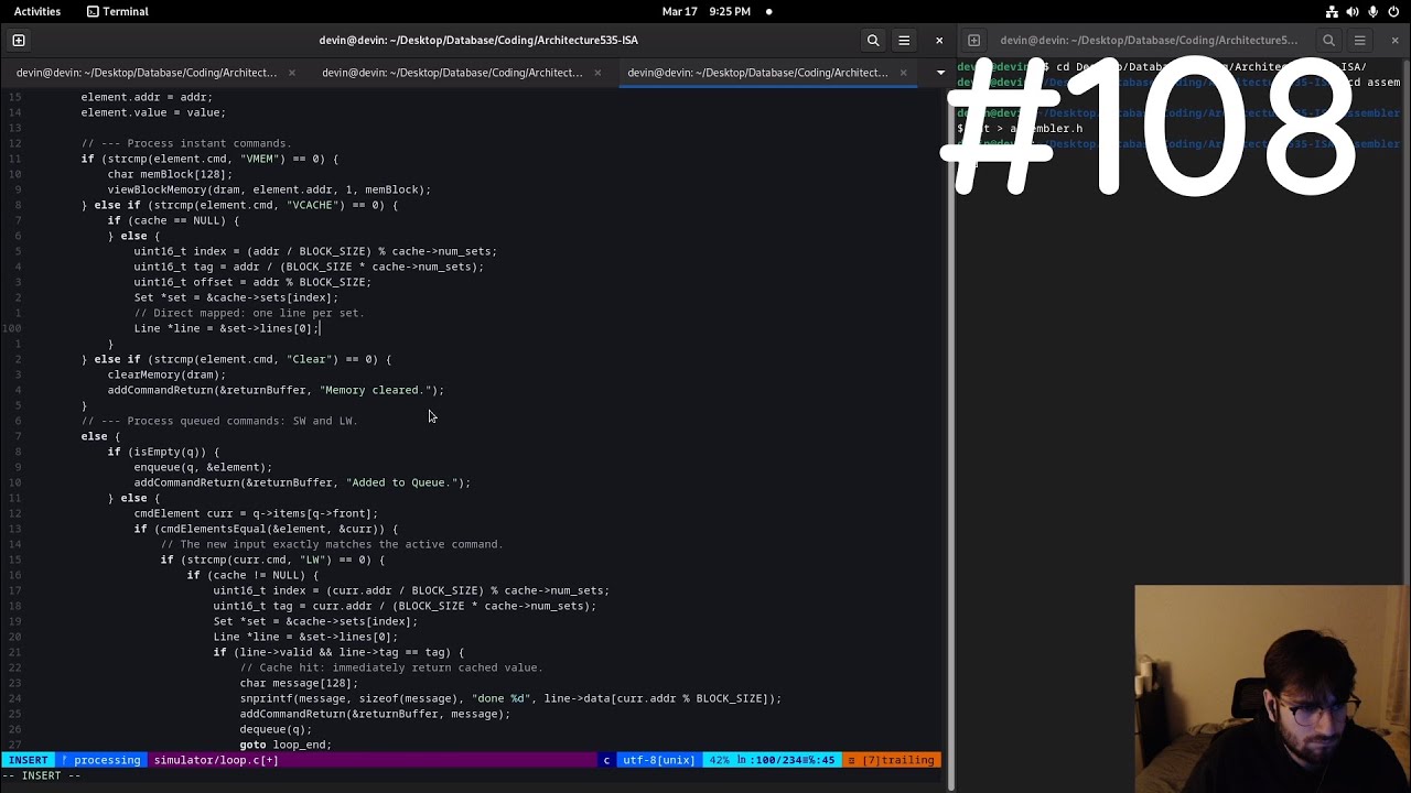 coding everyday until I get a job | Day #108 - YouTube