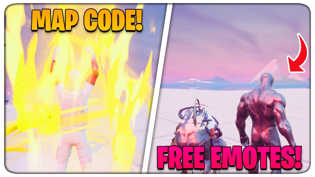HOW TO GET FREE EMOTES In FORTNITE CREATIVE! (Map Code) - YouTube
