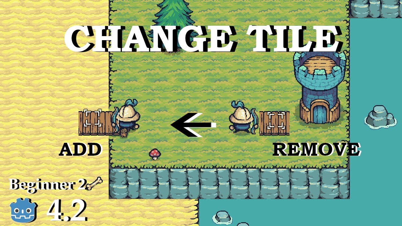 Get and Set Tiles with code - Learn Godot 4 2D - no talking - YouTube