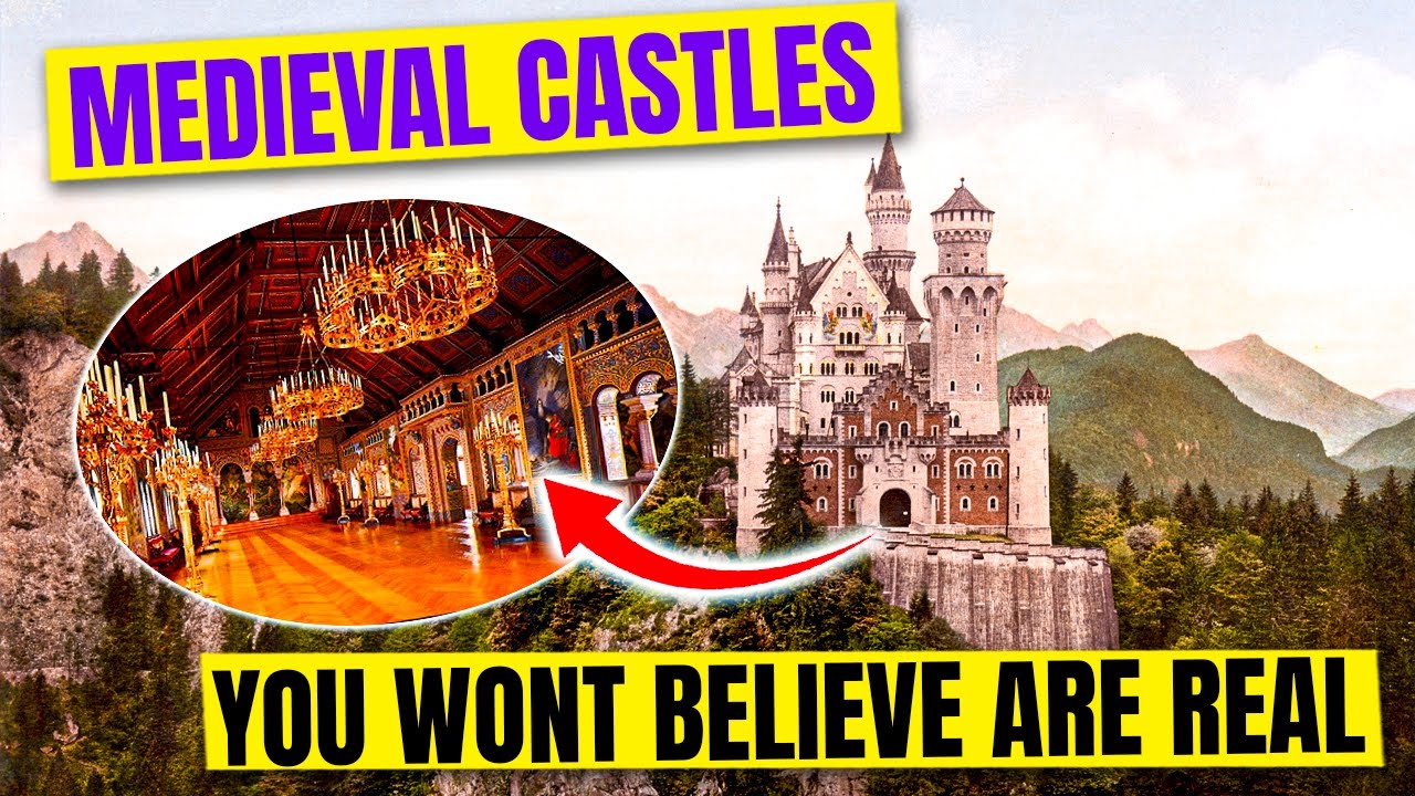 The 10 Most Extravagant Castles Around the World - YouTube