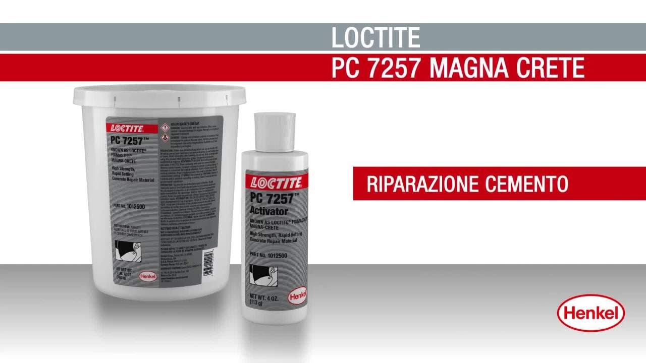 LOCTITE PC 7257 - Sistema bicomponente per la riparazione del cemento ...
