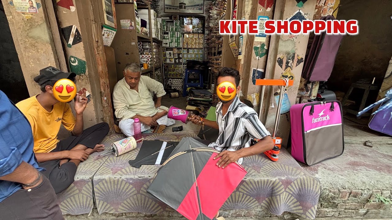 Cheapest Kite shop in 2024 | kite market | kite shopping - YouTube