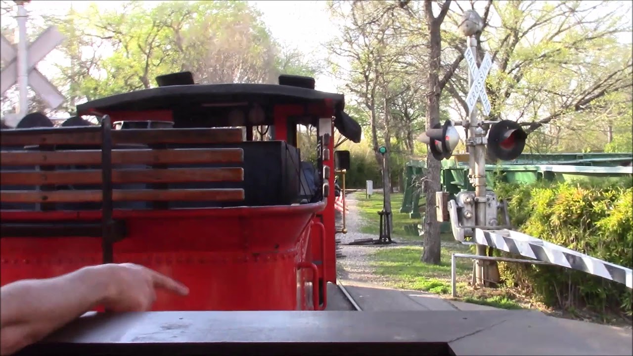 Six Flags Railroad during Spring Break - YouTube