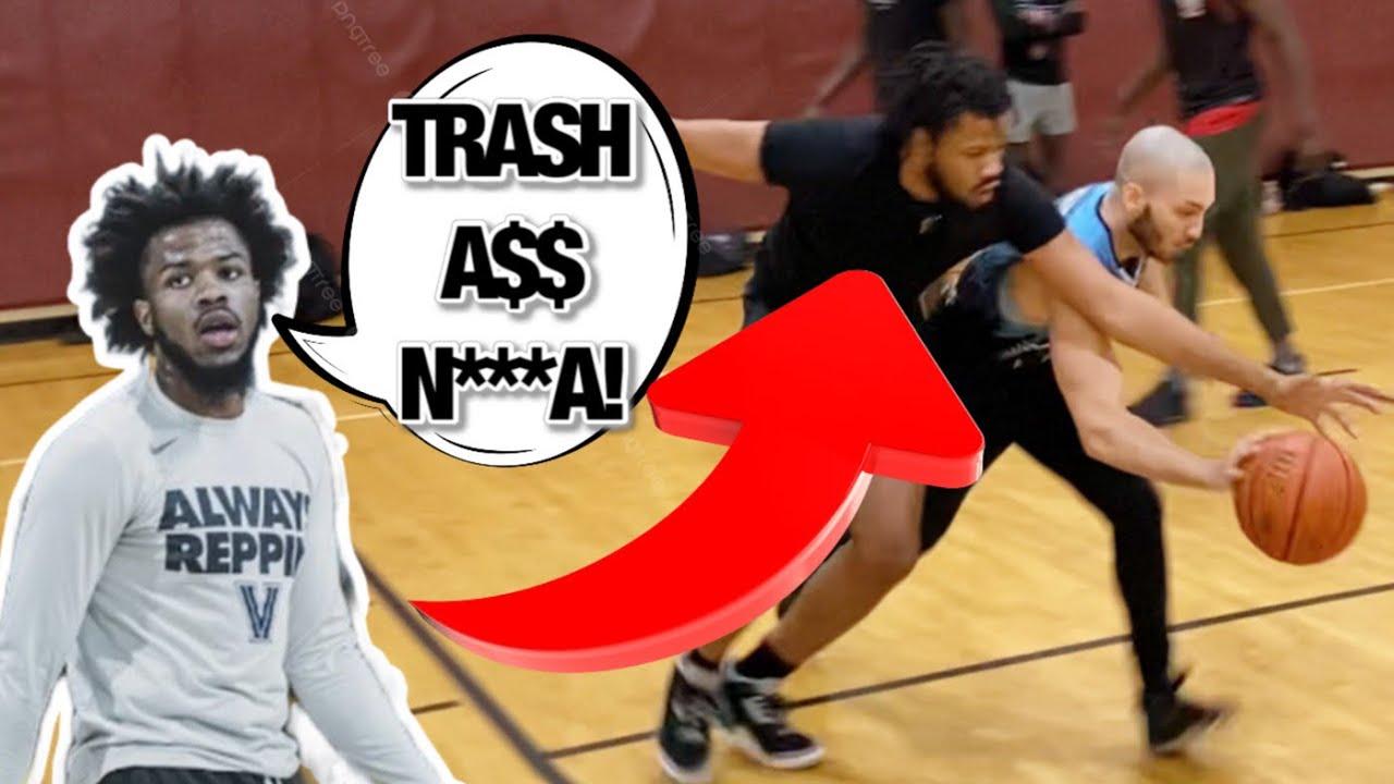 TRASH TALKER Challenged Us! (2v2 Basketball) - YouTube
