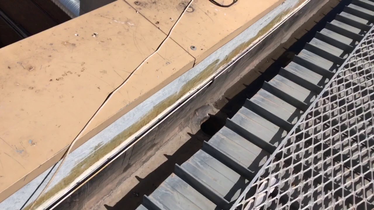 Using EPDM to seal box gutters st Tygervalley Centre - YouTube