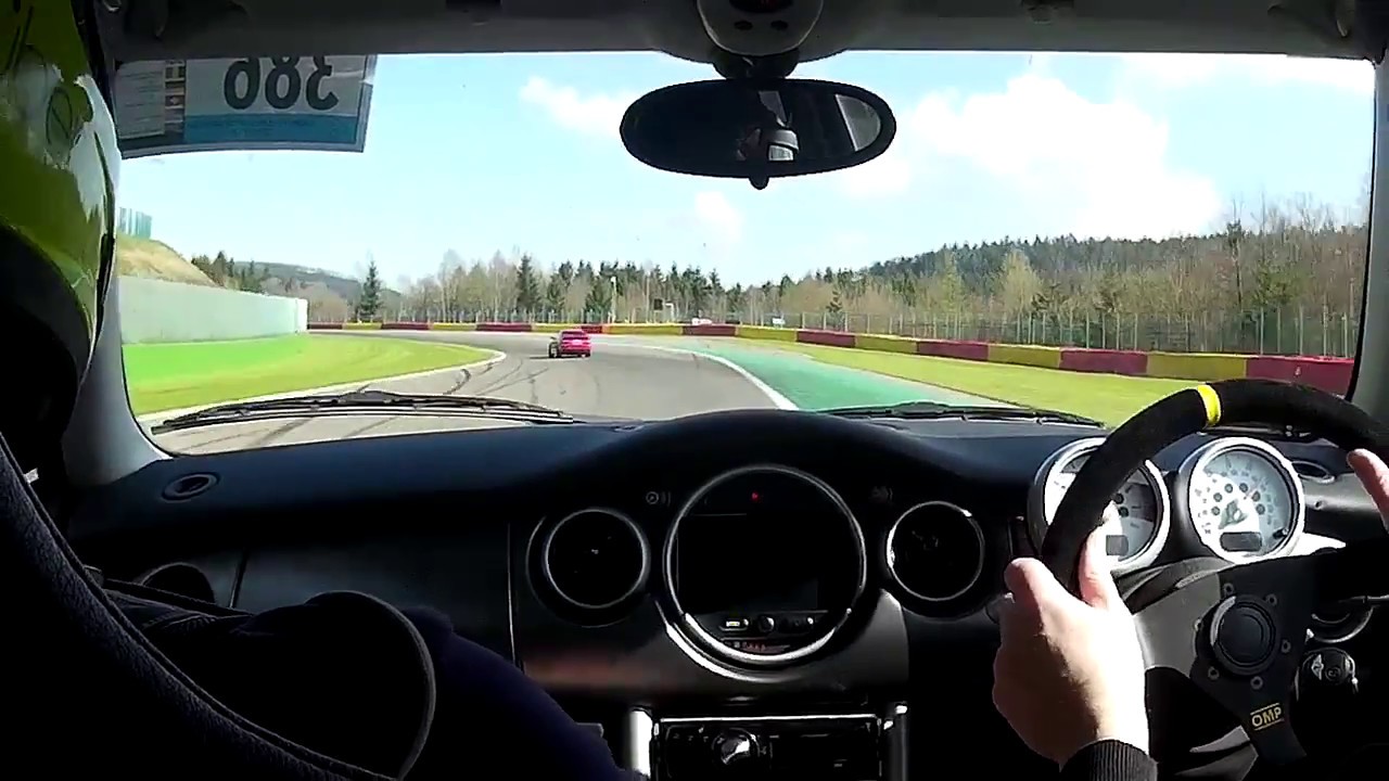R53 Mini Cooper S Chasing M3 & Focus RS Spa Track Day - YouTube