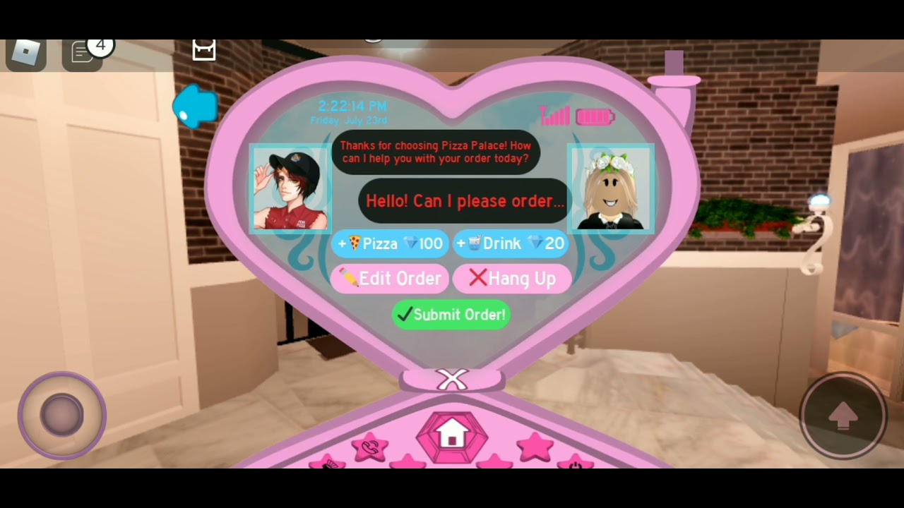 Trolling The Pizza man In Royale high #royalehighskit - YouTube