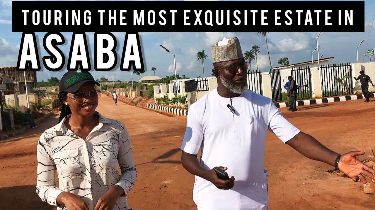 Touring The Most Exquisite Estate in Asaba | Bethel Court Estate Asaba ...