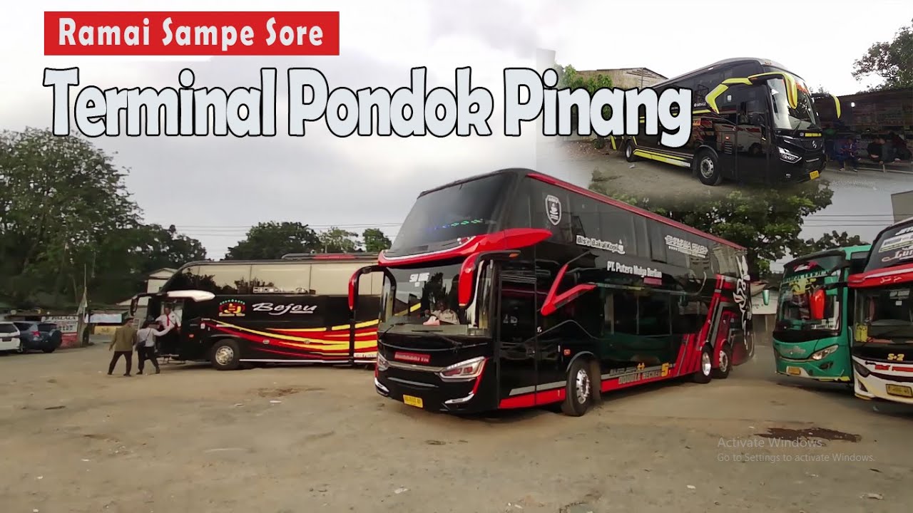 Terminal Pondok Pinang Angkatan Sore,,Ramai Penumpang full Double ...