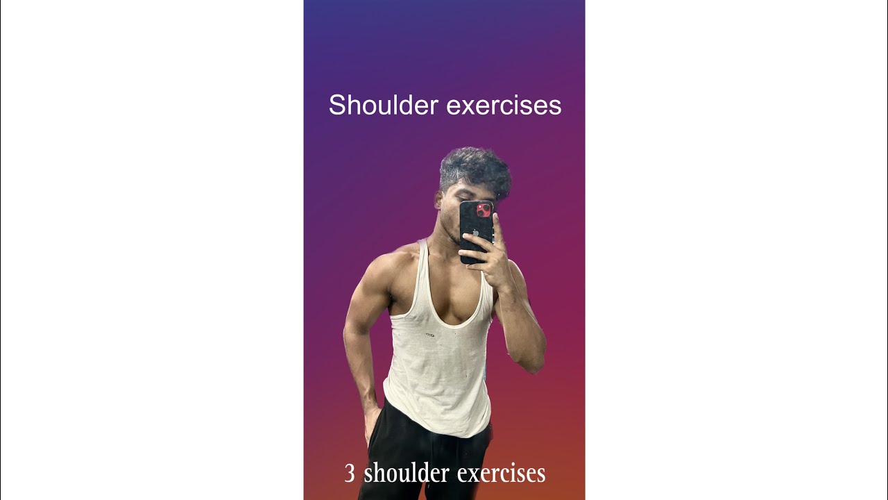 3 shoulder exercises💯/ shoulder workout / 3 main build shoulder ...