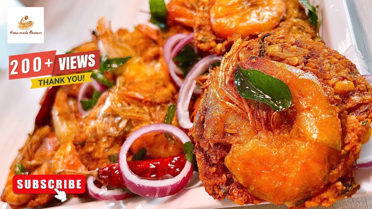 Quick Recipe: 10-minute Spicy Crispy Prawns balls |Isso wade| Home made ...