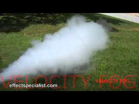 Velocity Fog Fluid from a Viper Smoke Machine - YouTube