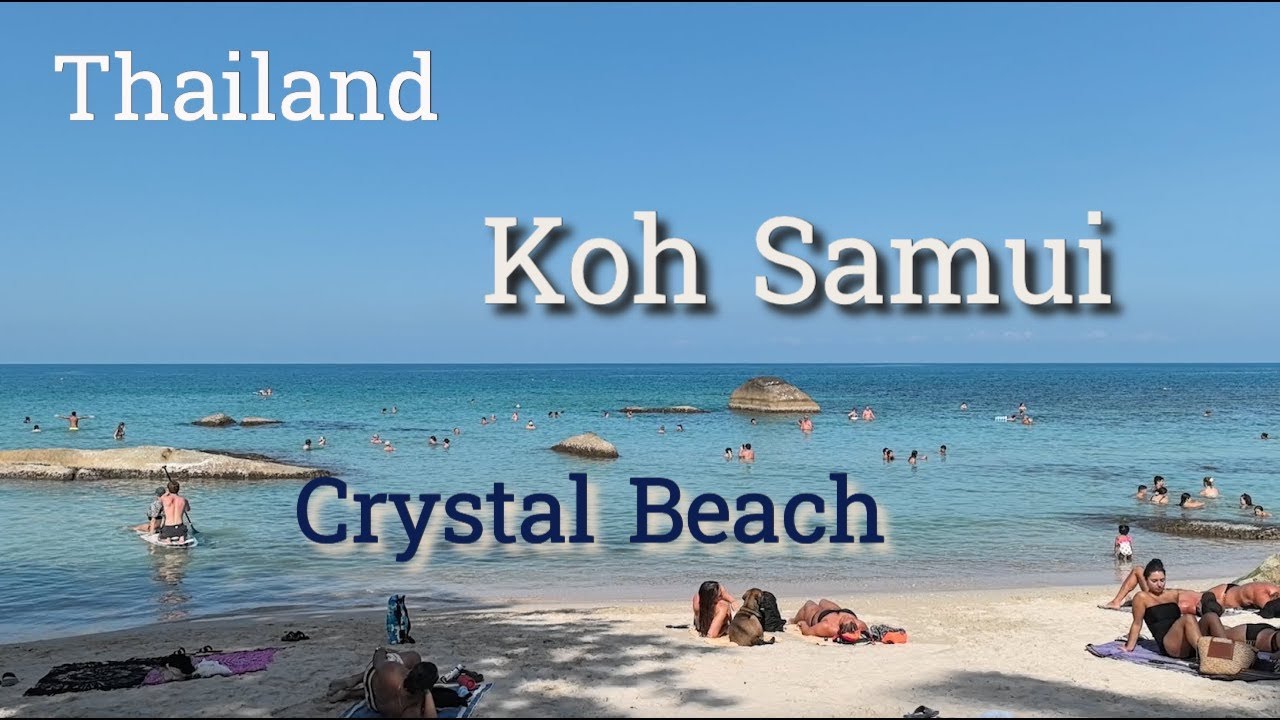 Stunning Silver Beach Koh Samui - Crystal Beach in Crystal Bay Thailand ...
