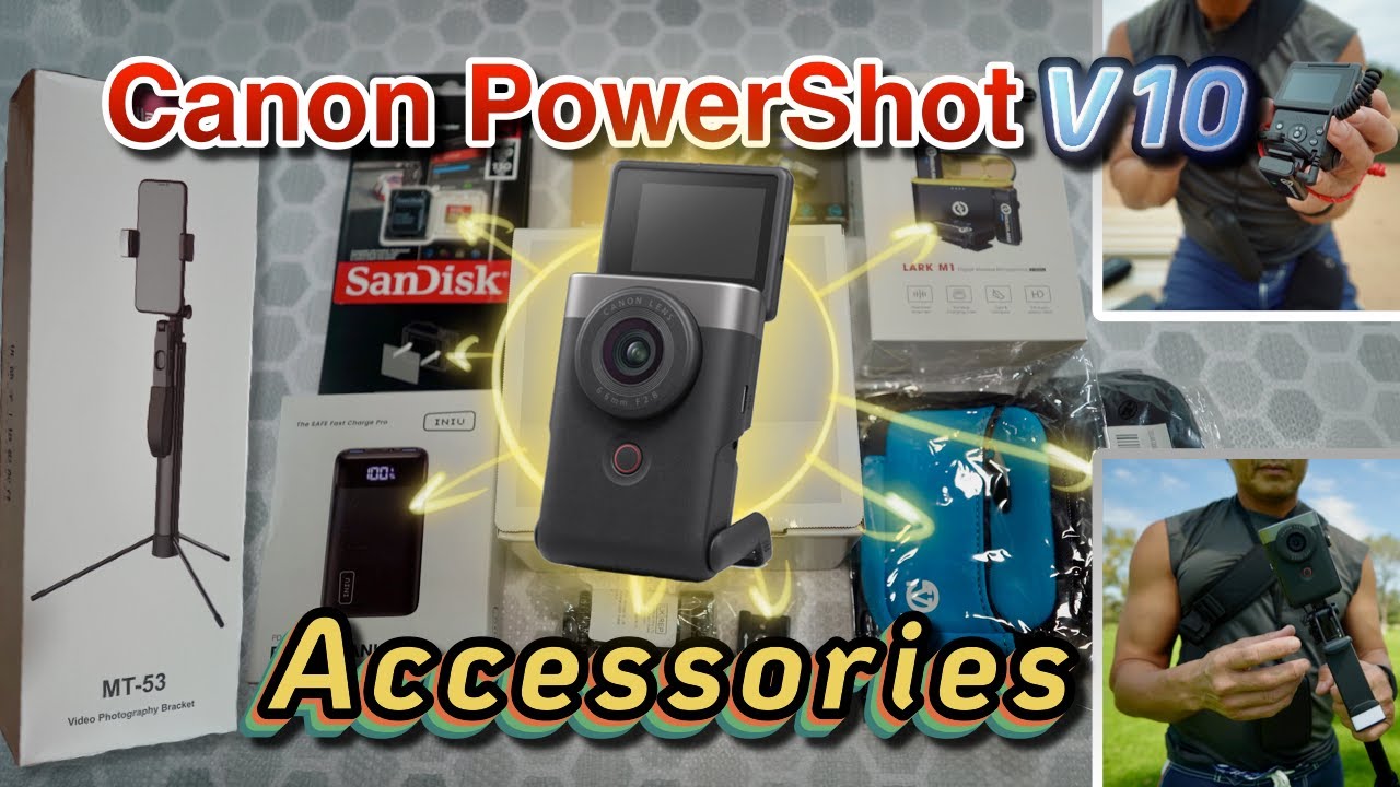 Useful Accessories for Canon PowerShot V10 - YouTube
