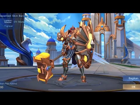 Pertama Kali Dapet SKIN || LIGHTBORN (TIGREAL) #mlbb - YouTube