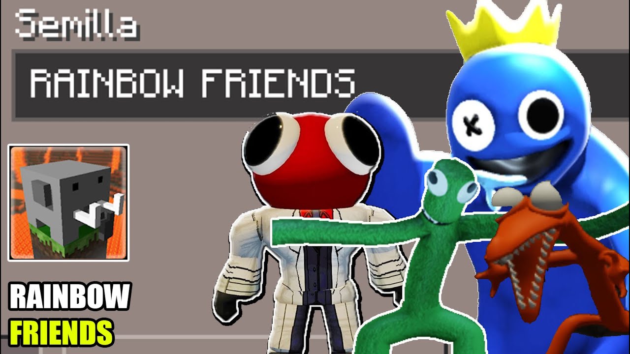 La SEMILLA de RAINBOW FRIENDS en CRAFTSMAN 😱 El Mundo de RAINBOW ...