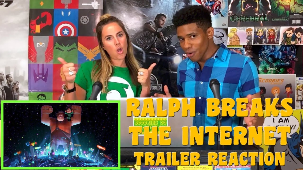 RALPH BREAKS THE INTERNET: WRECK-IT RALPH 2 Trailer Reaction - YouTube