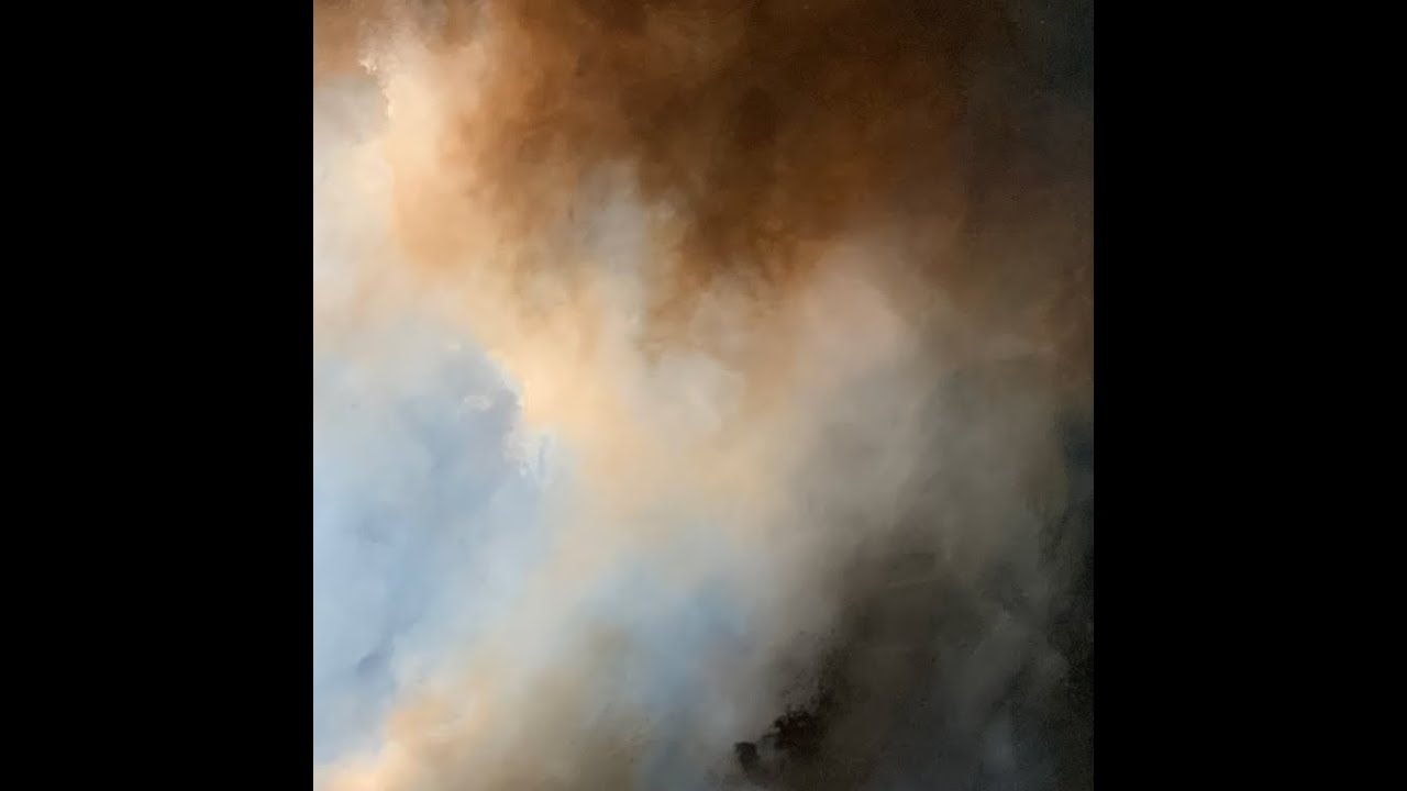 Timelapse painting - "Clearing the sky" - YouTube