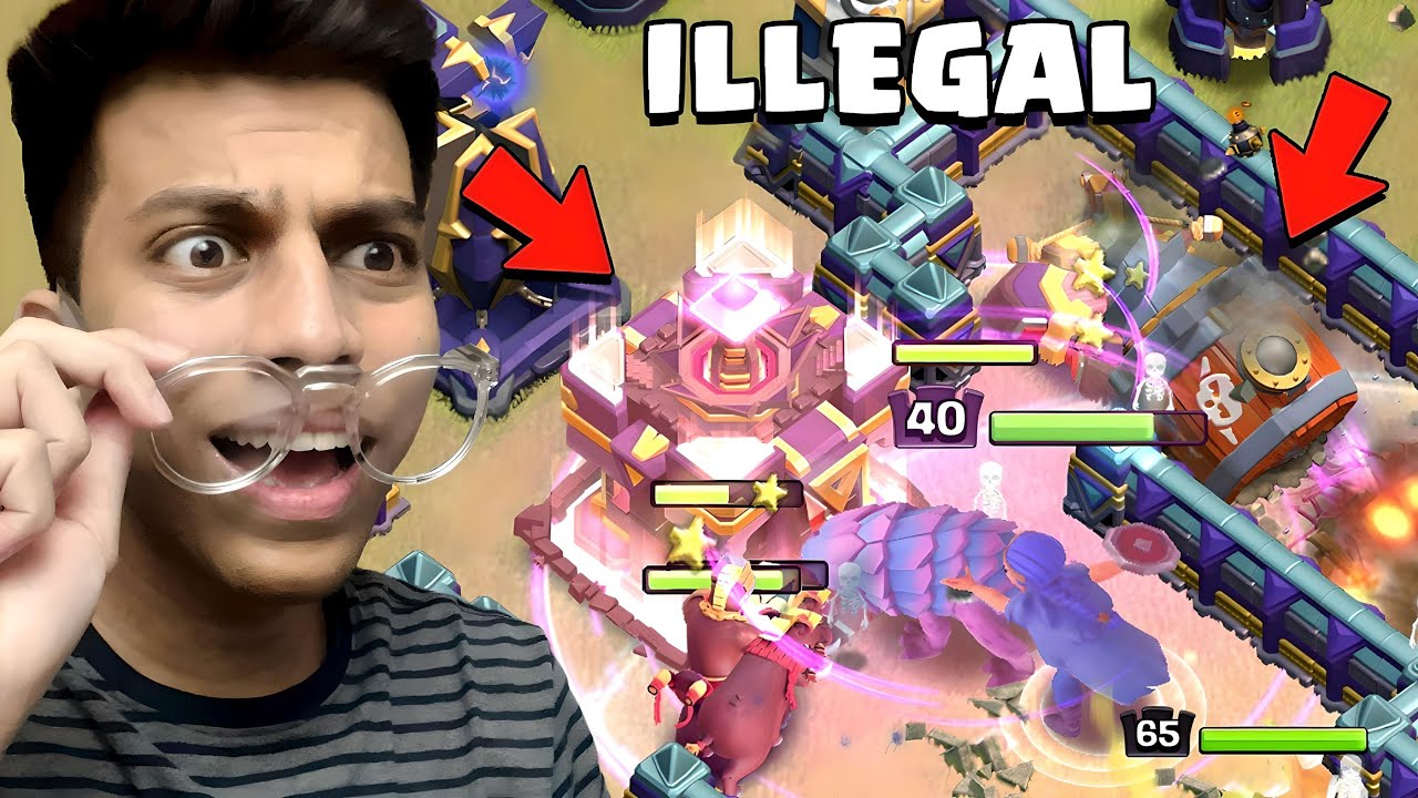 He is breaking rules of every PRO player (Clash of Clans) - YouTube
