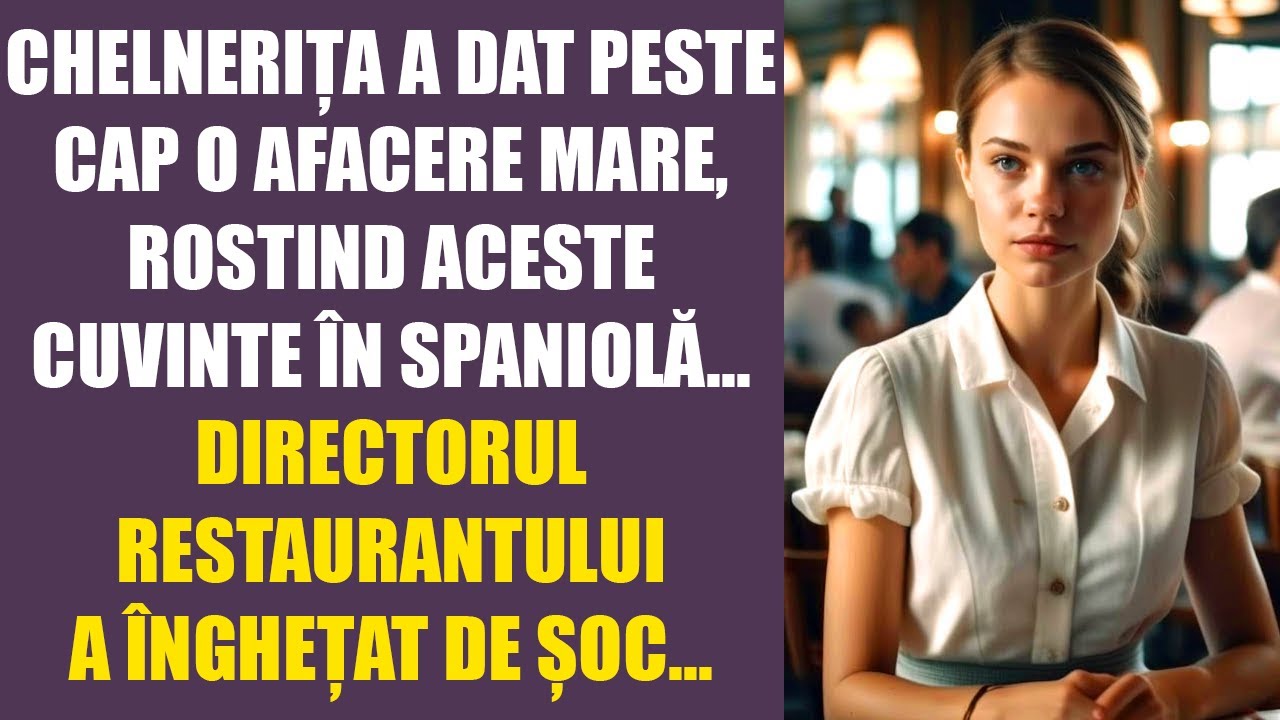 Chelnerița a stricat o afacere importantă, pronunțând aceste cuvinte în ...