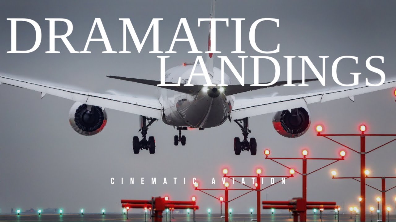 (4K) Airside Plane Spotting Heavies at DFW on a Wet Dramatic Morning ...