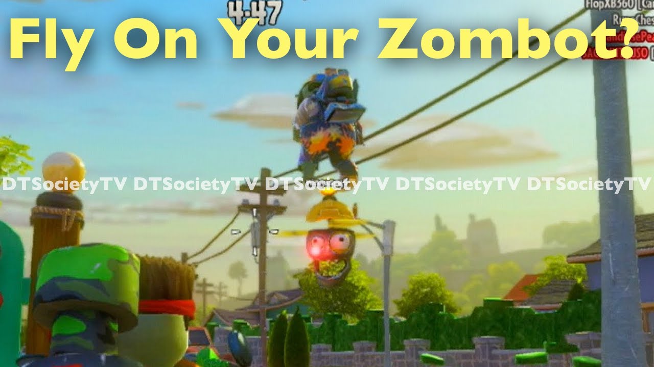 Fly on Your Zombot or Garlic Drone - YouTube