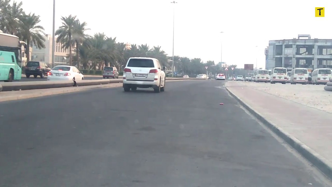 D Ring Road AfterNoon in hot Season Doha Qatar - YouTube