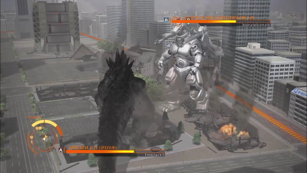 GODZILLA 2014 PS4 versus mode : Godzilla 2014 vs SuperMechaGodzilla "Sorry SMG" - YouTube