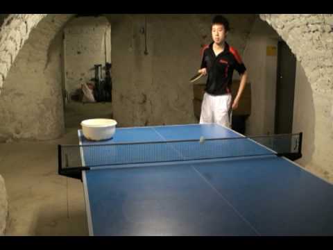 table tennis serves (reverse/pendulum/ghost) - YouTube