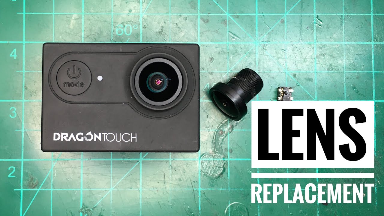 Action cam lens replacement - YouTube