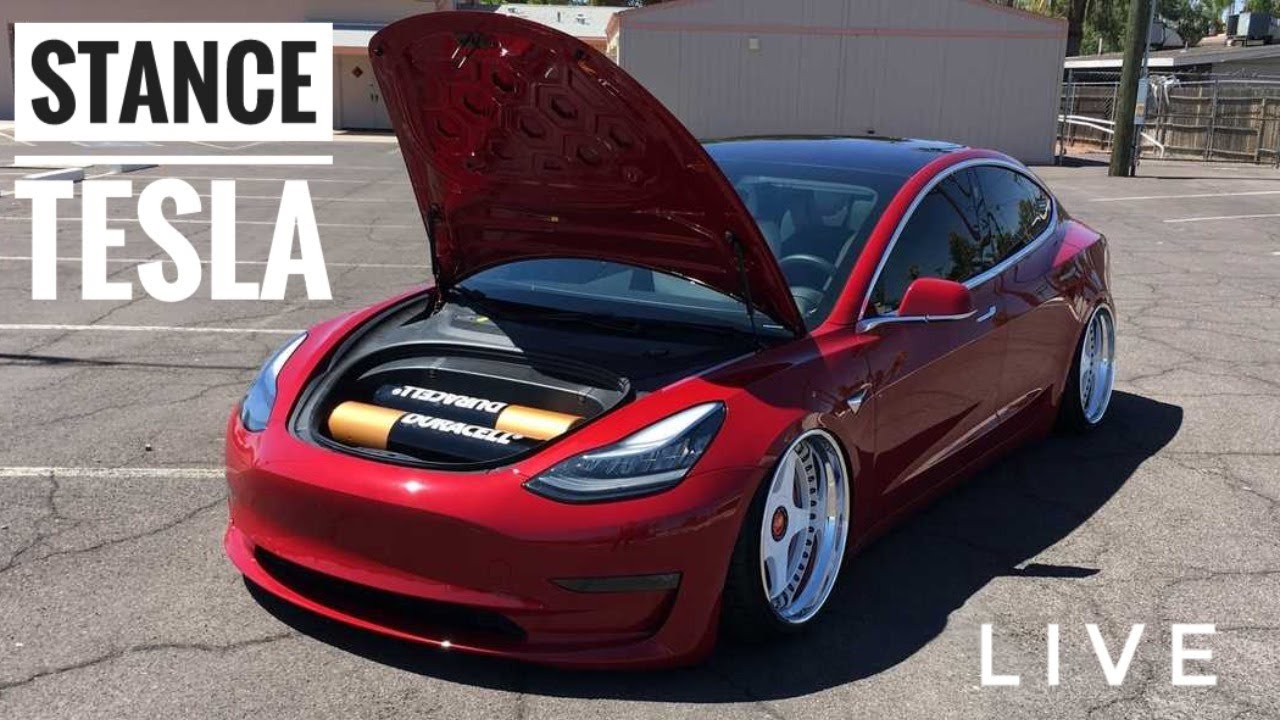Building a STANCE TESLA LIVE!! - YouTube