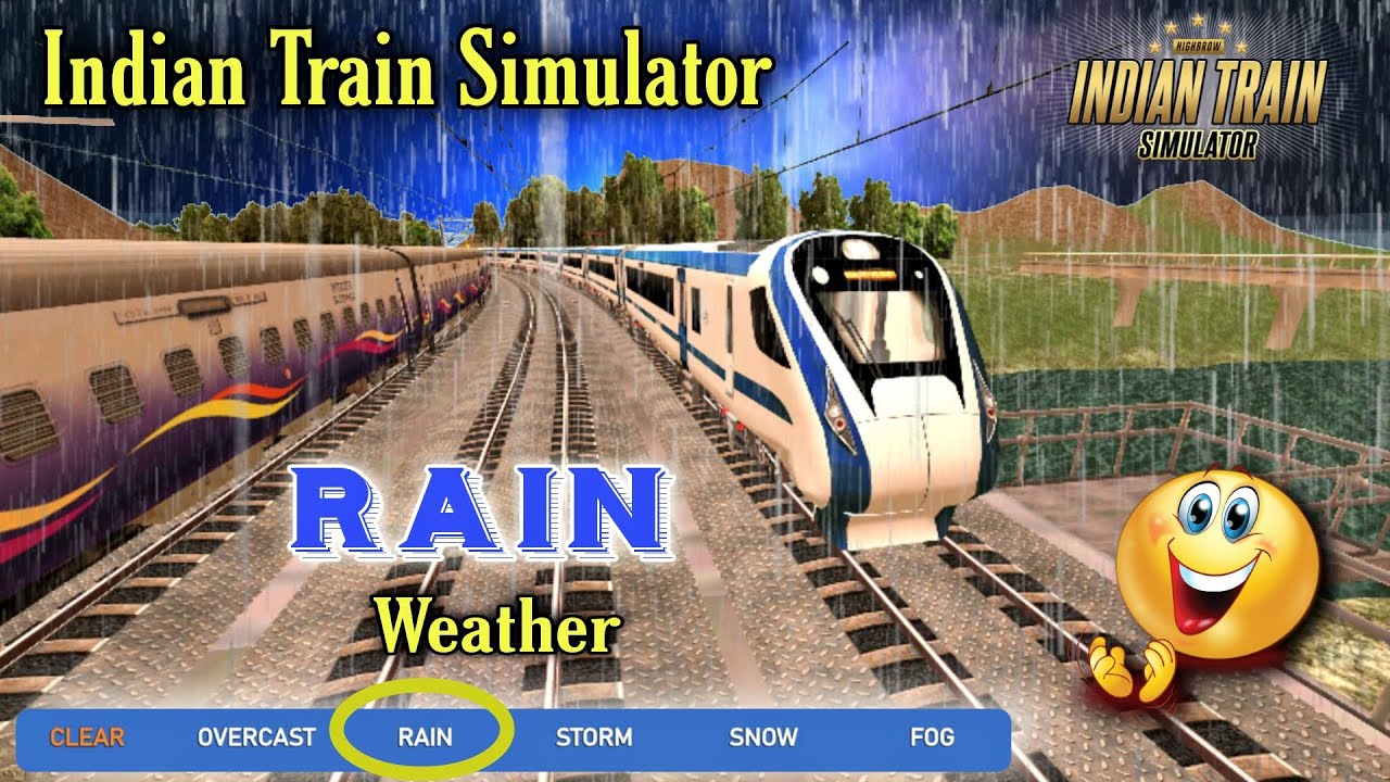 Indian Train Simulator New Update | Rain Weather in Game | New Weather ...