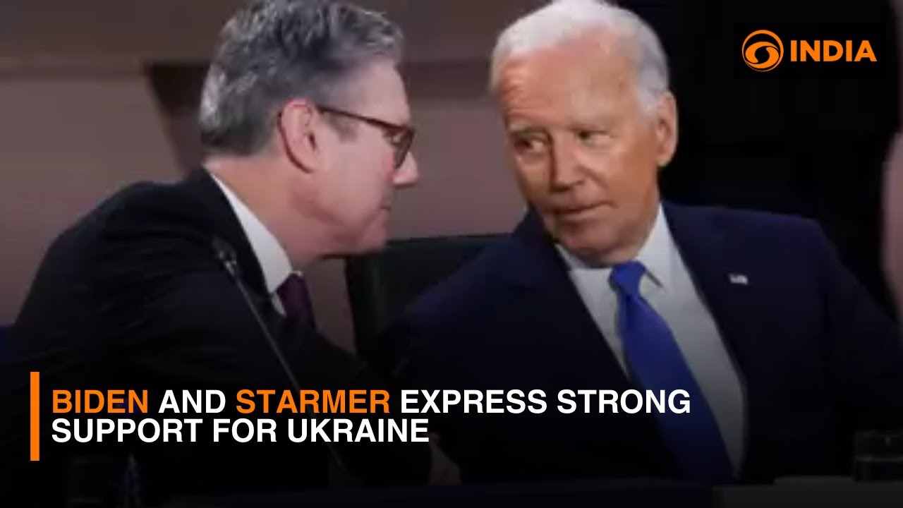 Biden and Starmer express strong support for Ukraine | DD India - YouTube
