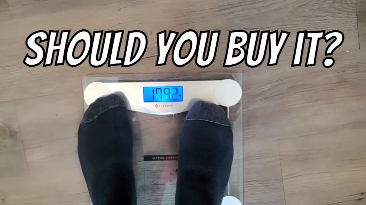 Etekcity Smart Body weight Scale Review vesync app - YouTube