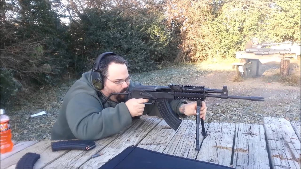 Shooting my M&M M10 762 AK-47 - YouTube