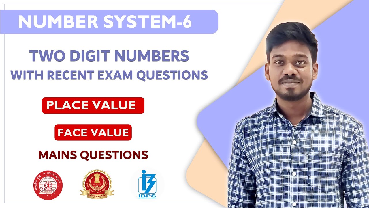 Number System 6 | Two Digit Number | Face Value and Place Value ...