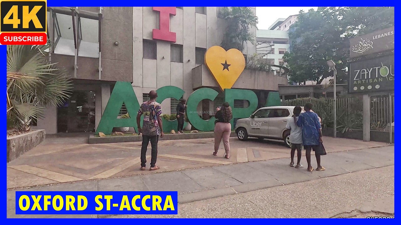 🇬🇭 Oxford Street - Accra, Ghana | Tourist Heaven for African Attire ...
