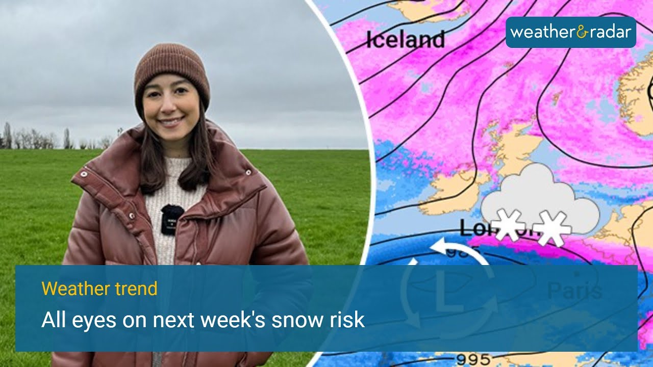 Weather trend: Significant snow risk next week - YouTube