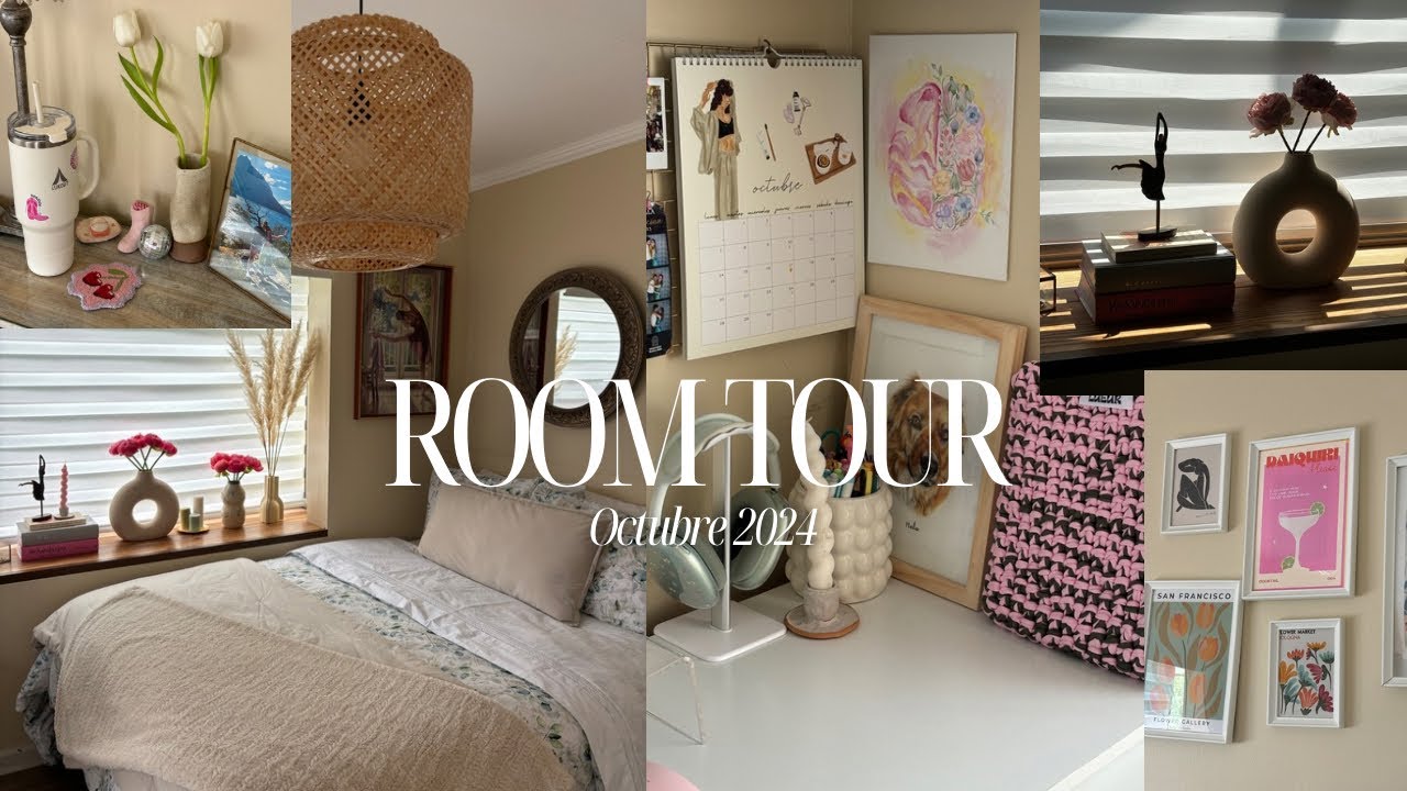 Vlog Room Tour | Detalles de mi decoración, Q&A y de donde me inspiro ...